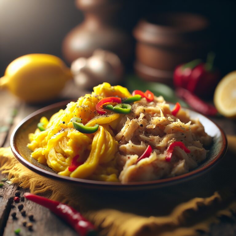 Nationalgericht Jamaika: Saltfish Run Down (Rezept)