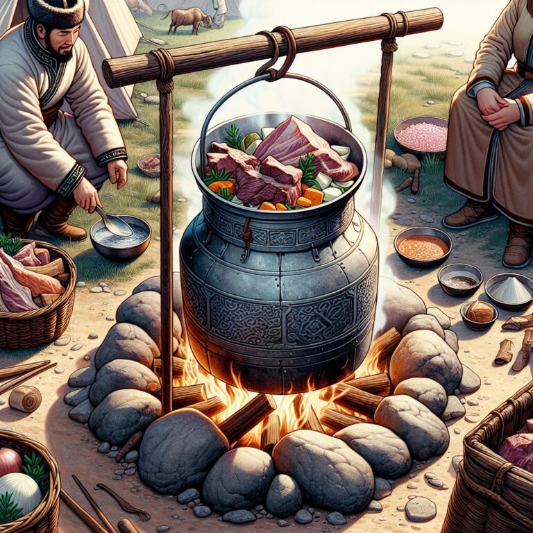 Nationalgericht Mongolei: Byaslag (Rezept)