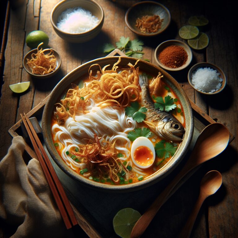 Nationalgericht Myanmar: Nan Gyi Thoke (Rezept)