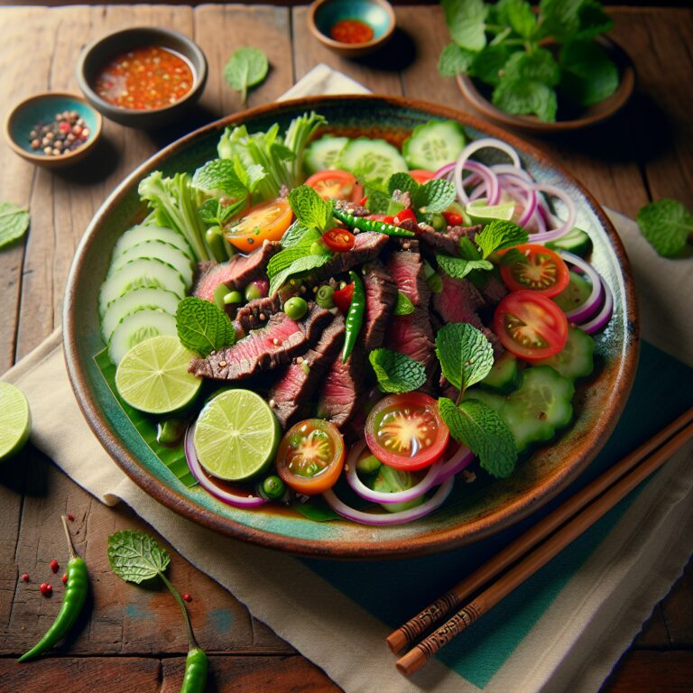 Nationalgericht Thailand: Yam Nuea (Rezept)