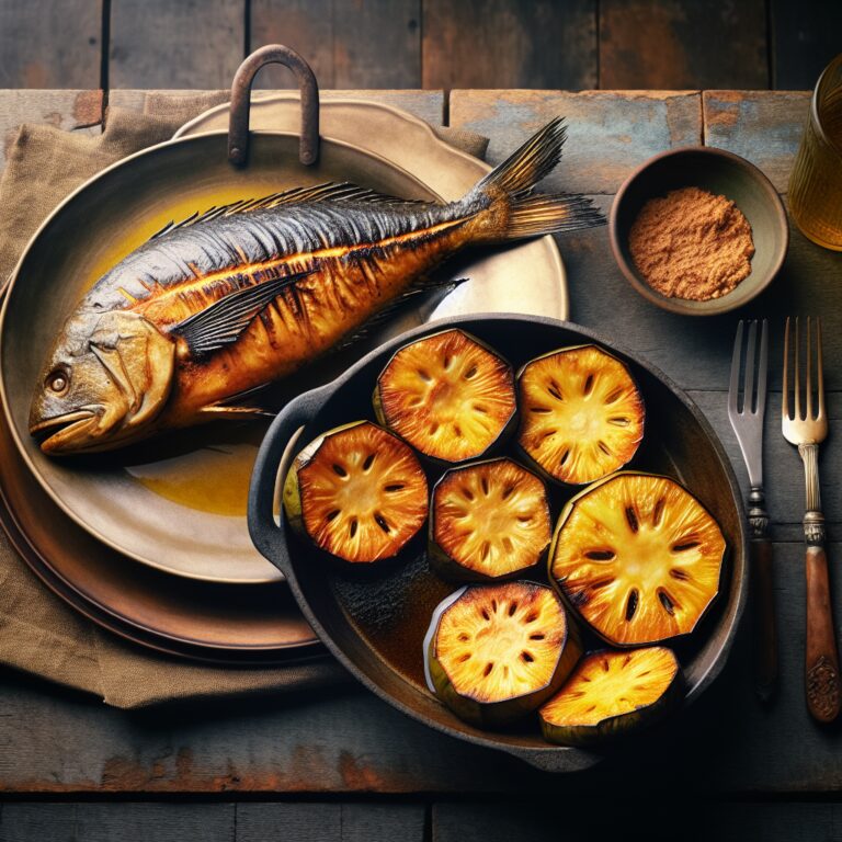 Nationalgericht St. Vincent und die Grenadinen: Roasted Breadfruit (Rezept)