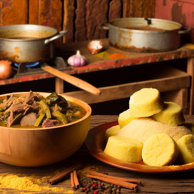 Nationalgericht Antigua und Barbuda: Fungee and Pepperpot (Rezept)