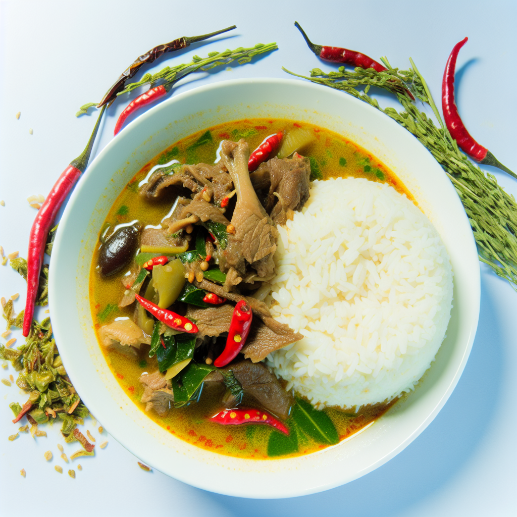 Nationalgericht Thailand: Gaeng Hang Lay (Rezept)