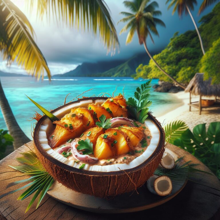Nationalgericht Fiji: Fish and Coconut Dumplings (Rezept)