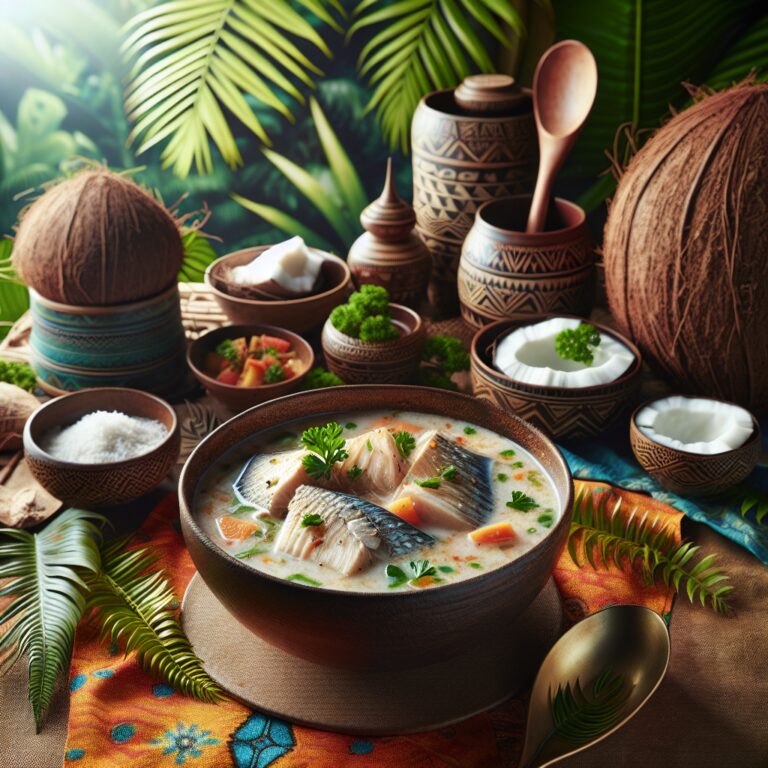 Nationalgericht Fiji: Carrot and Coconut Soup (Rezept)