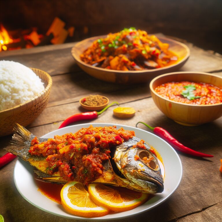 Nationalgericht Liberia: Smoked Fish with Rice (Rezept)
