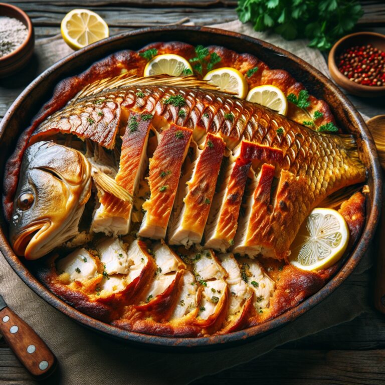 Nationalgericht Albanien: Peshk i Pjekur (Rezept)