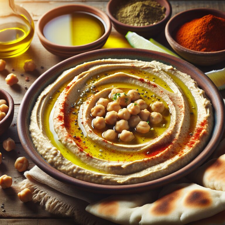 Nationalgericht Bahrain: Creamy Hummus (Rezept)