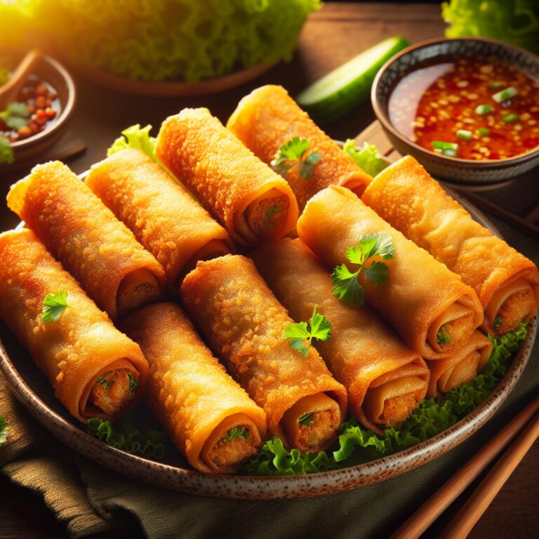 Nationalgericht Myanmar: Fried Spring Rolls (Rezept)