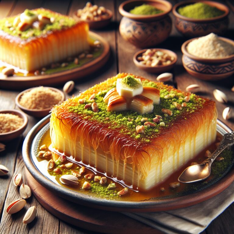 Nationalgericht Syrien: Knafeh (Rezept)
