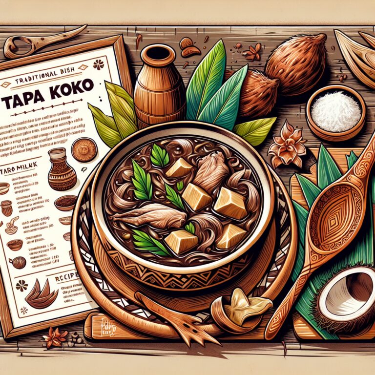 Nationalgericht Samoa: Koko Samoan (Rezept)