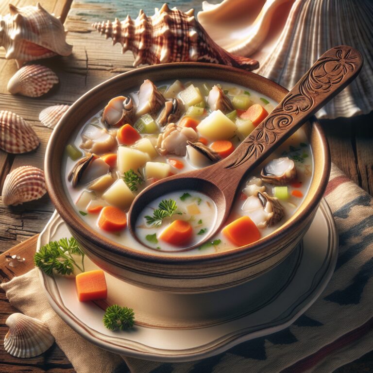 Nationalgericht St. Kitts und Nevis: Conch Chowder (Rezept)