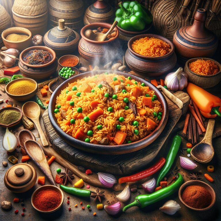 Nationalgericht Niger: Jollof Rice Niger-Style (Rezept)