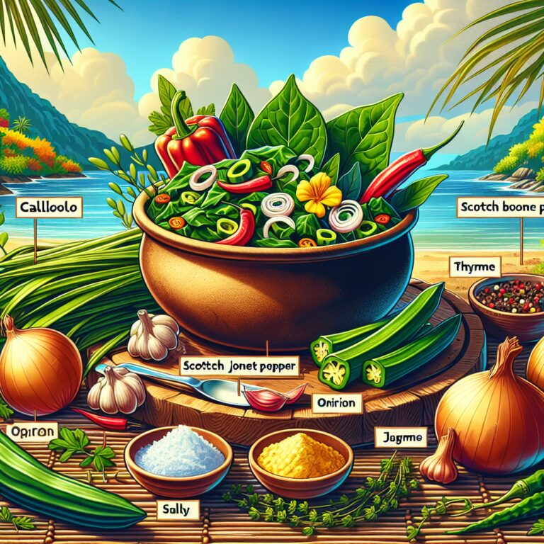 Nationalgericht Jamaika: Callaloo Fritters (Rezept)