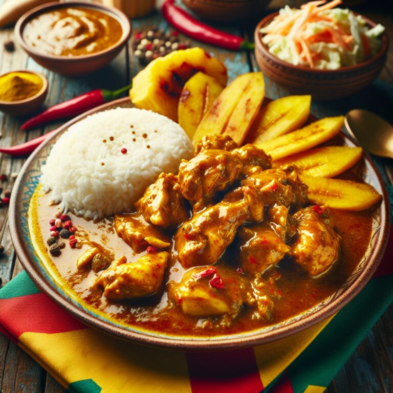 Nationalgericht Nauru: Nauruan Chicken Curry (Rezept)