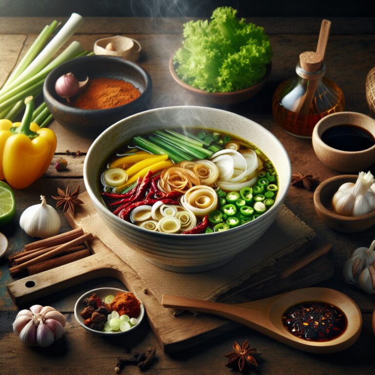 Nationalgericht Kambodscha: Num Banh Chok Kroeung (Rezept)