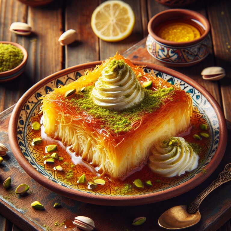 Nationalgericht Vereinigte Arabische Emirate: Knafeh (Rezept)