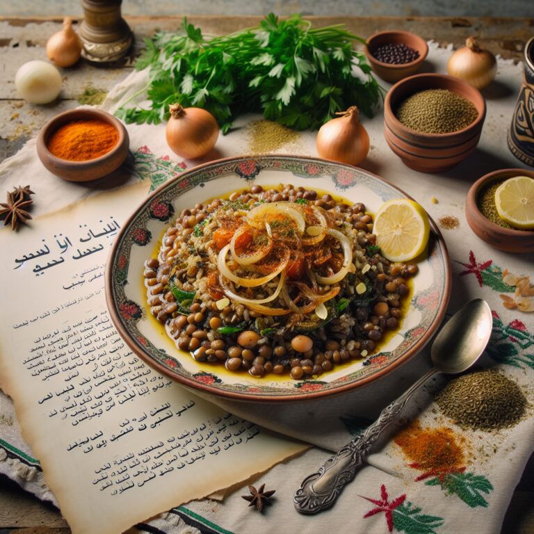 Nationalgericht Libanon: Moujadara Safra (Rezept)