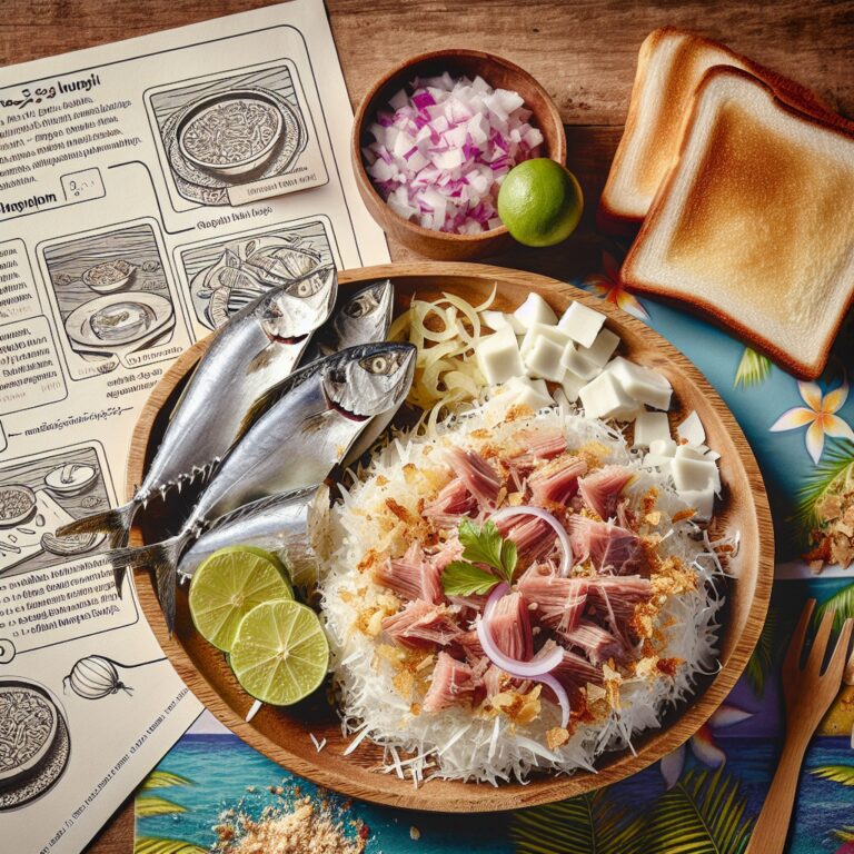 Nationalgericht Malediven: Huni Hakuru Folhi (Rezept)