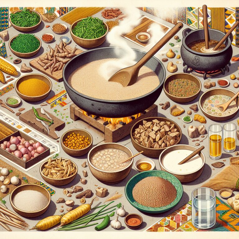 Nationalgericht Mali: Fonio au beurre (Rezept)