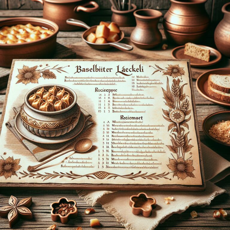 Nationalgericht Schweiz: Luzerner Lebkuchen (Rezept)