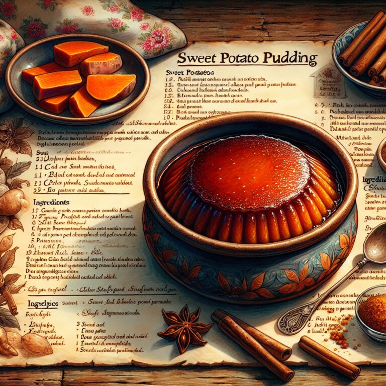Nationalgericht Barbados: Sweet Potato Pudding (Rezept)