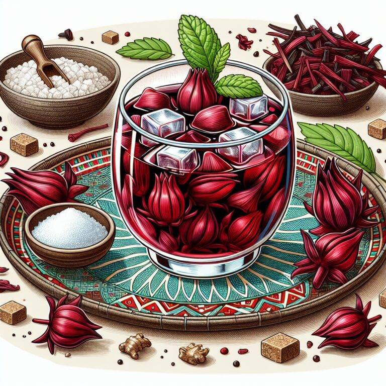 Nationalgericht Gambia: Bissap Tea (Rezept)