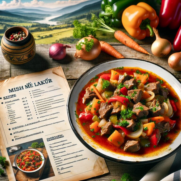 Nationalgericht Albanien: Mish me Qepë (Rezept)