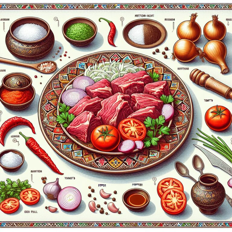 Nationalgericht Turkmenistan: Keçi Eti Govurma (Rezept)