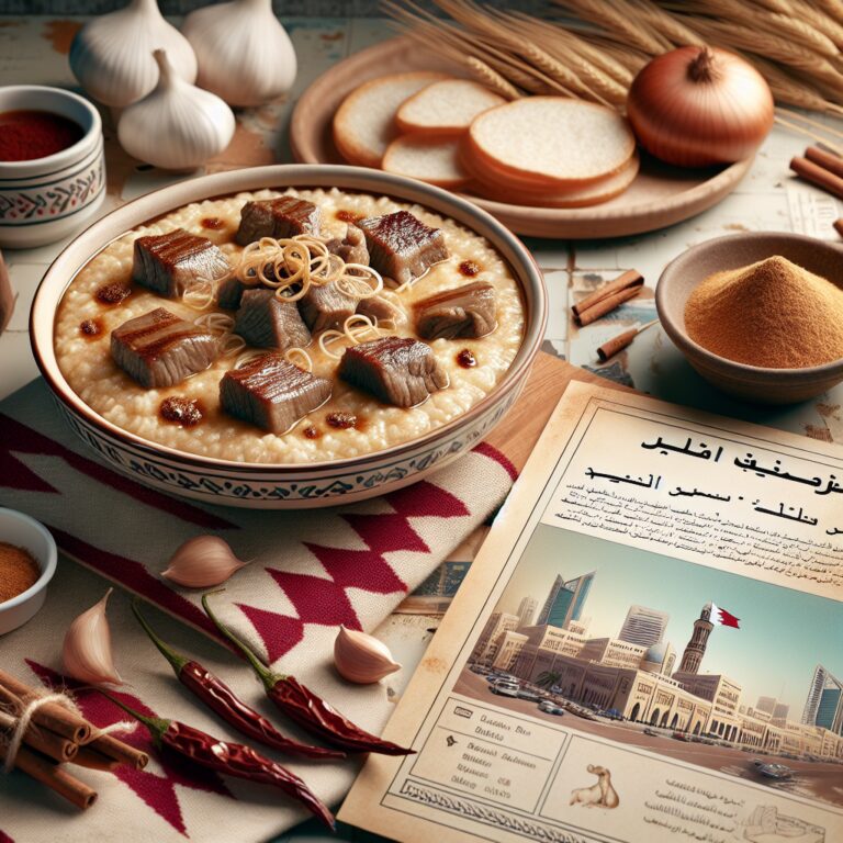 Nationalgericht Bahrain: Harees Bahrain (Rezept)