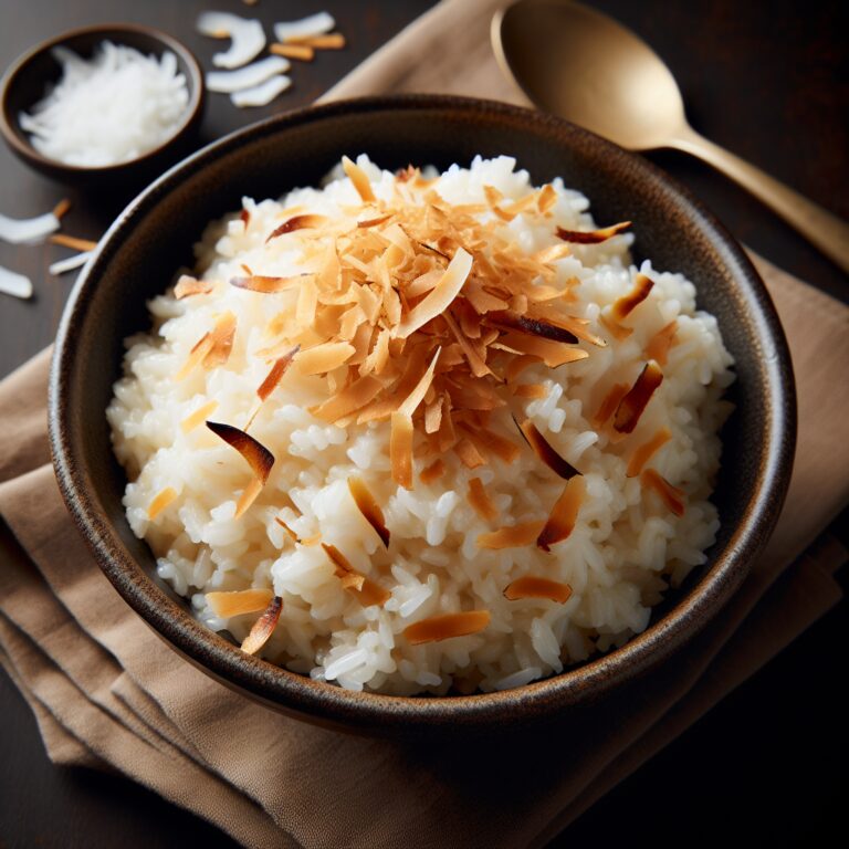 Nationalgericht Myanmar: Steamed Sticky Rice with Coconut (Rezept)