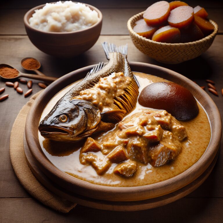 Nationalgericht Kamerun: Mbongo Chobi with Plantains (Rezept)