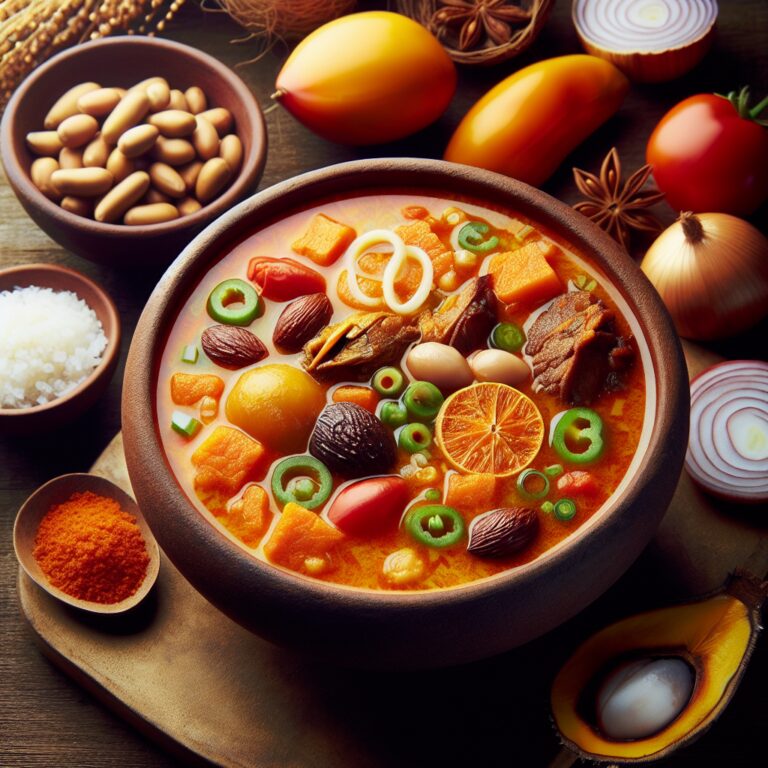 Nationalgericht Gambia: Palm Butter Soup (Rezept)
