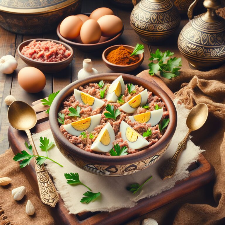 Nationalgericht Ägypten: Beid Bel Bastirma (Rezept)