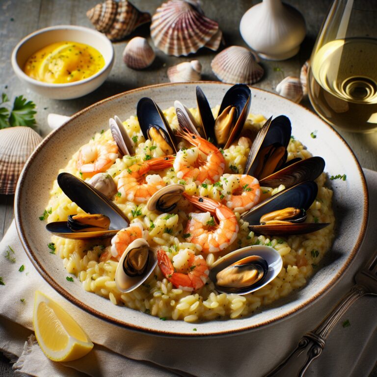 Nationalgericht Italien: Risotto ai Frutti di Mare (Rezept)