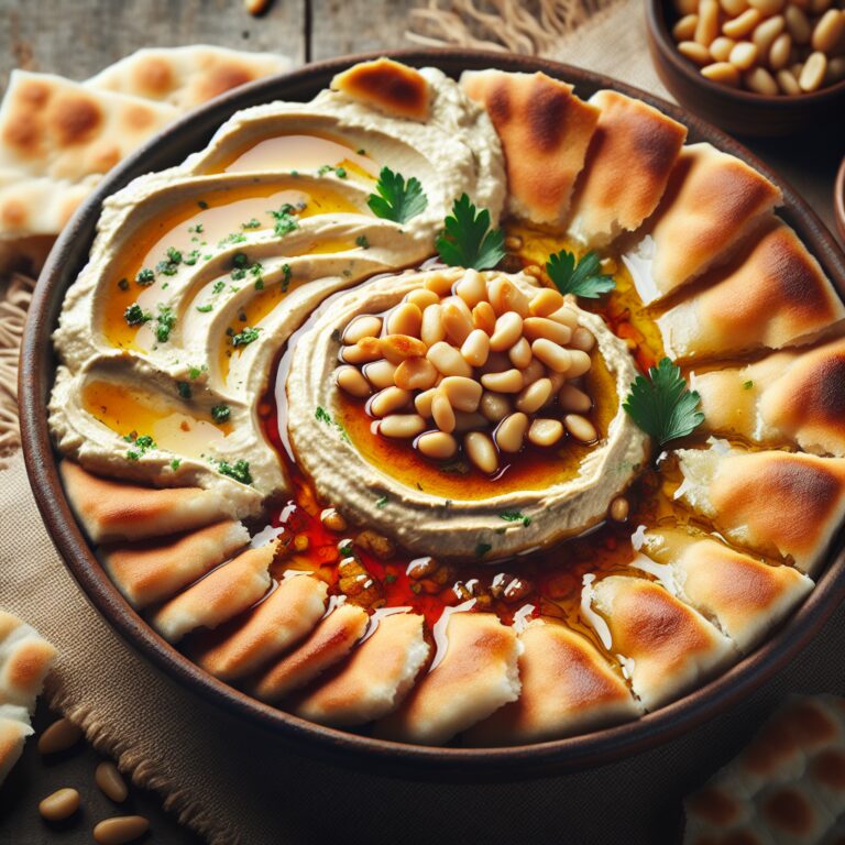 Nationalgericht Bahrain: Creamy Hummus (Rezept)