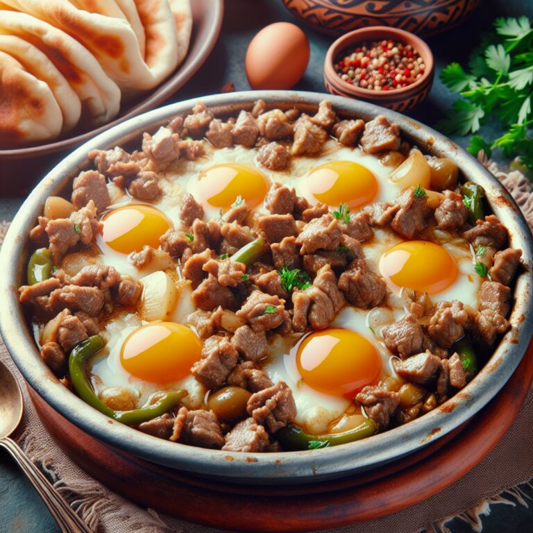 Nationalgericht Ägypten: Beid Bel Bastirma (Rezept)