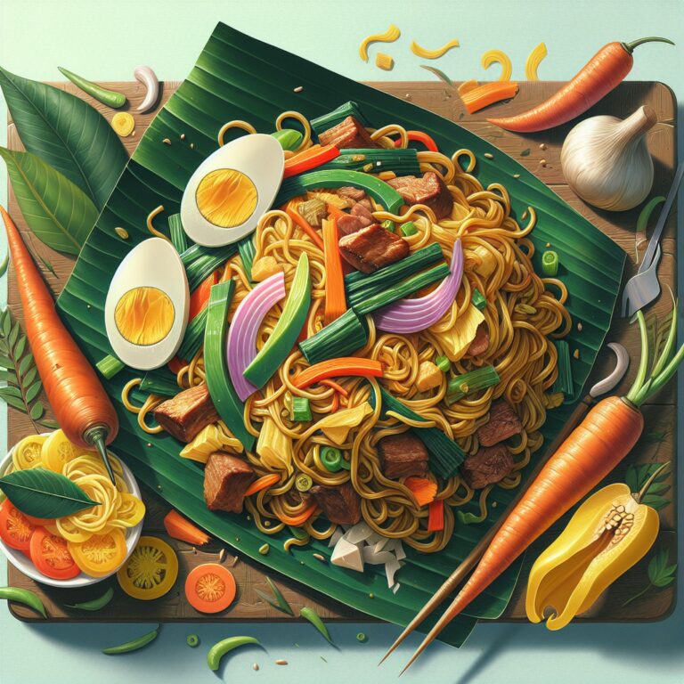 Nationalgericht Philippinen: Pancit Sinanta (Rezept)