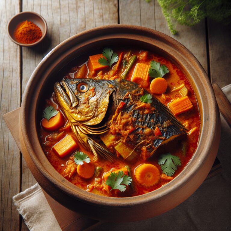 Nationalgericht Fiji: Fish Head Soup (Rezept)