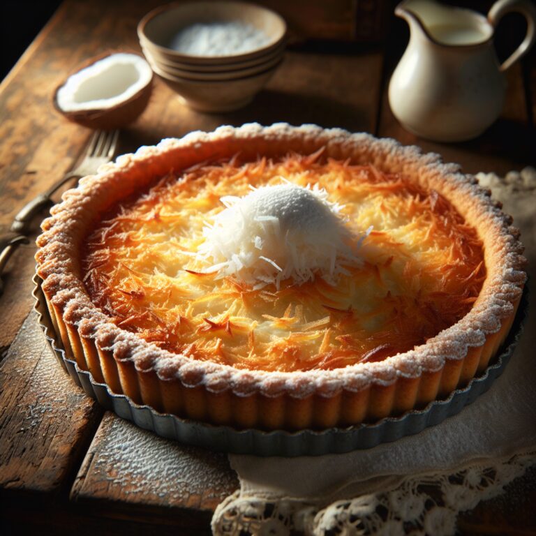Nationalgericht Antigua und Barbuda: Coconut Tart (Rezept)