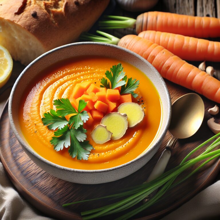 Nationalgericht Fiji: Carrot and Coconut Soup (Rezept)