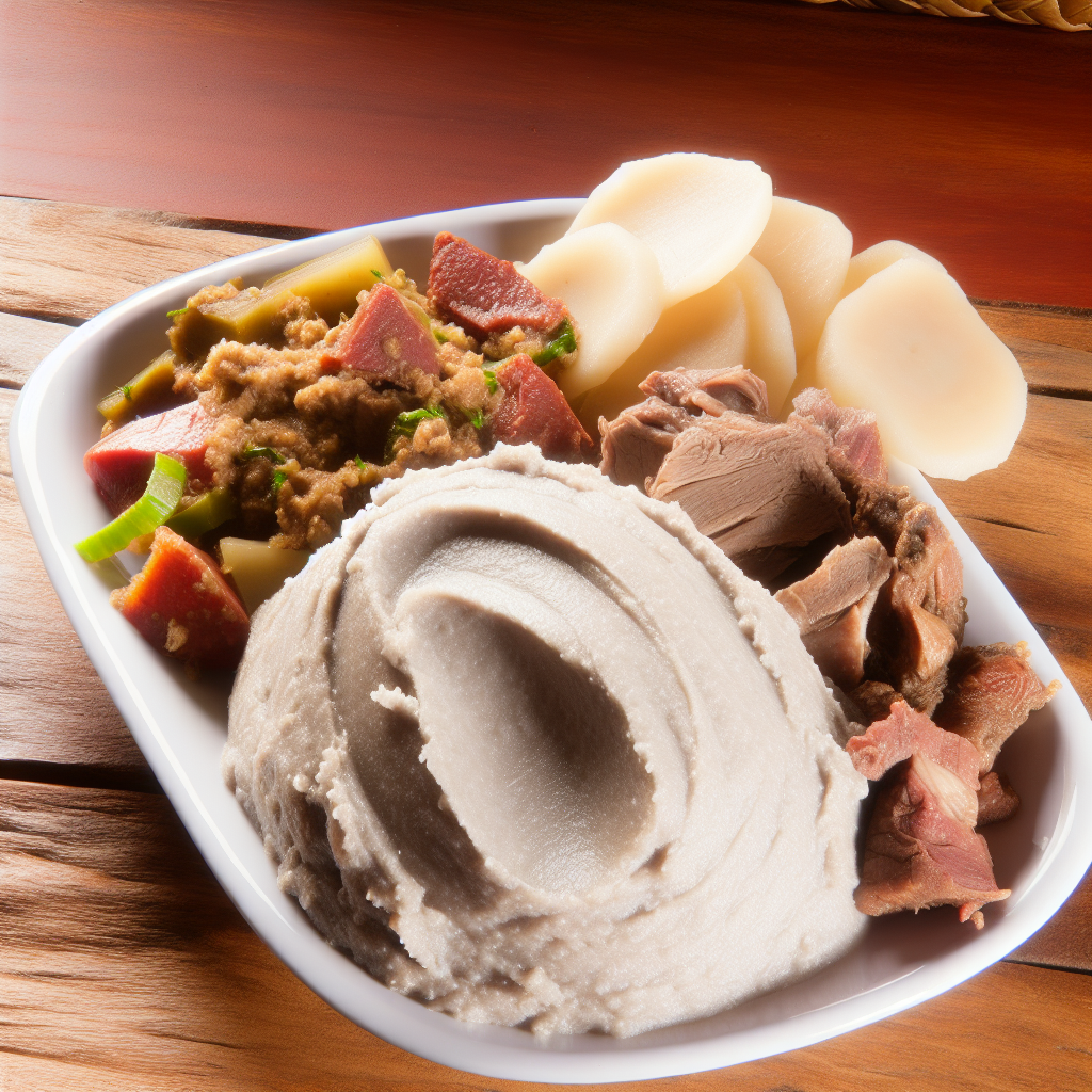 Nationalgericht Angola: Funge de Bombó (Rezept)