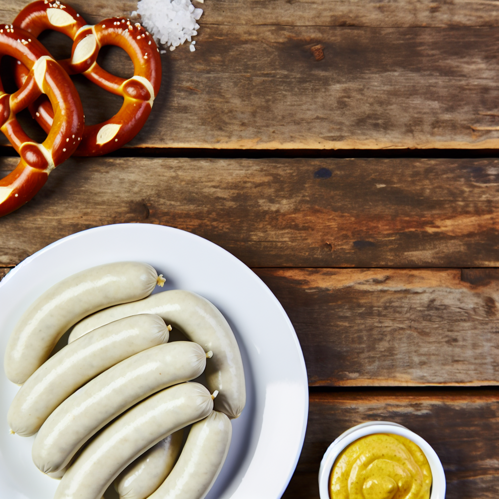 Nationalgericht Deutschland: Weißwurst mit süßem Senf (Rezept)