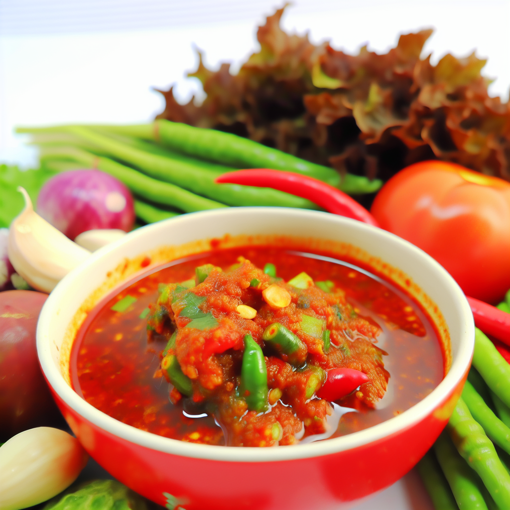 Nationalgericht Laos: Jaew Mak Len (Rezept)