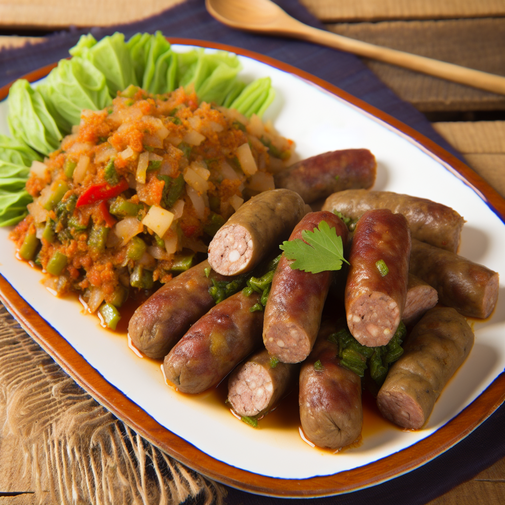Nationalgericht Madagaskar: Saosisy sy Lasary (Rezept)