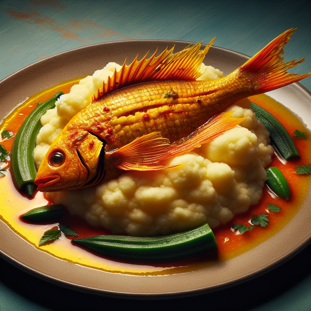 Nationalgericht Grenada: Cou-Cou and Flying Fish (Rezept)