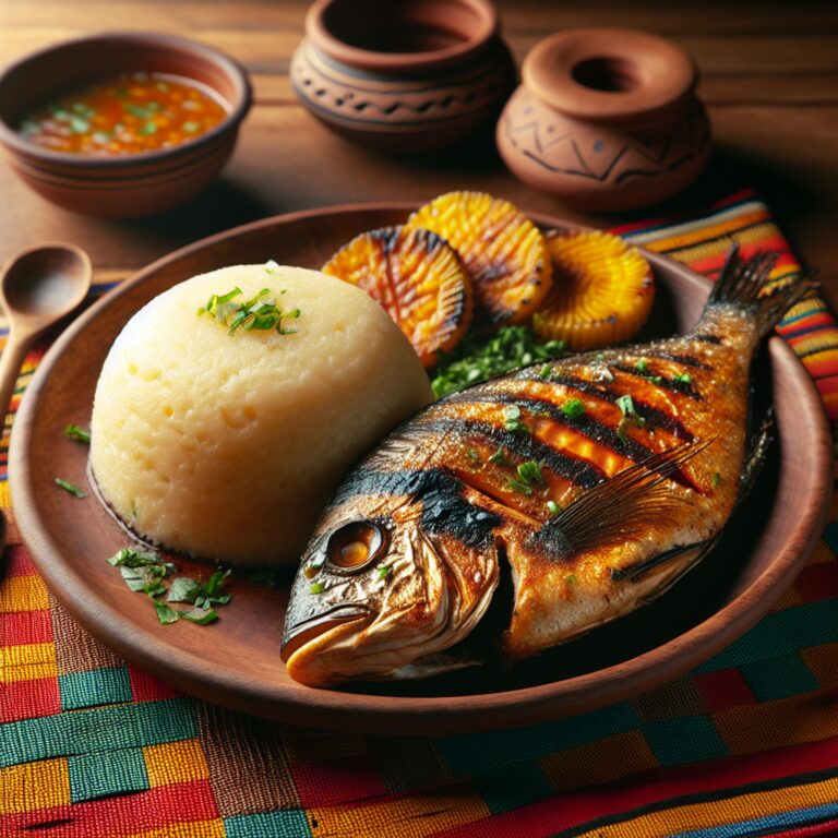 Nationalgericht Malawi: Nsima with Mkhwani (Rezept)