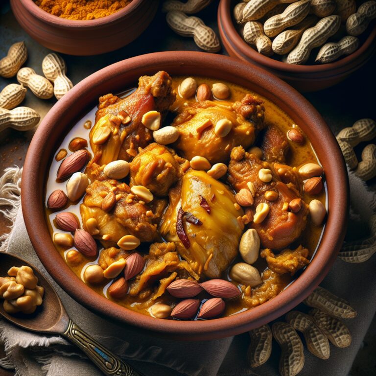 Nationalgericht Mosambik: Caril de Amendoim (Rezept)