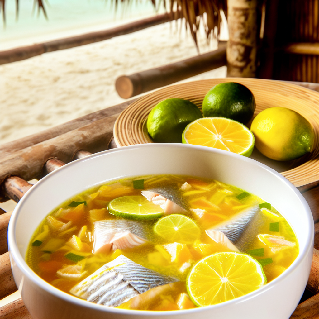 Nationalgericht Tuvalu: Reef Fish and Lime Soup (Rezept)