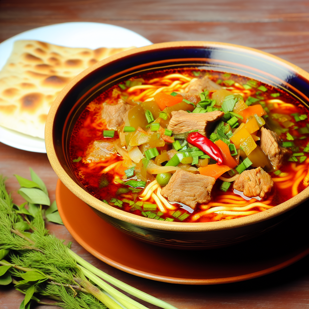 Nationalgericht Usbekistan: Lagman Soup (Rezept)